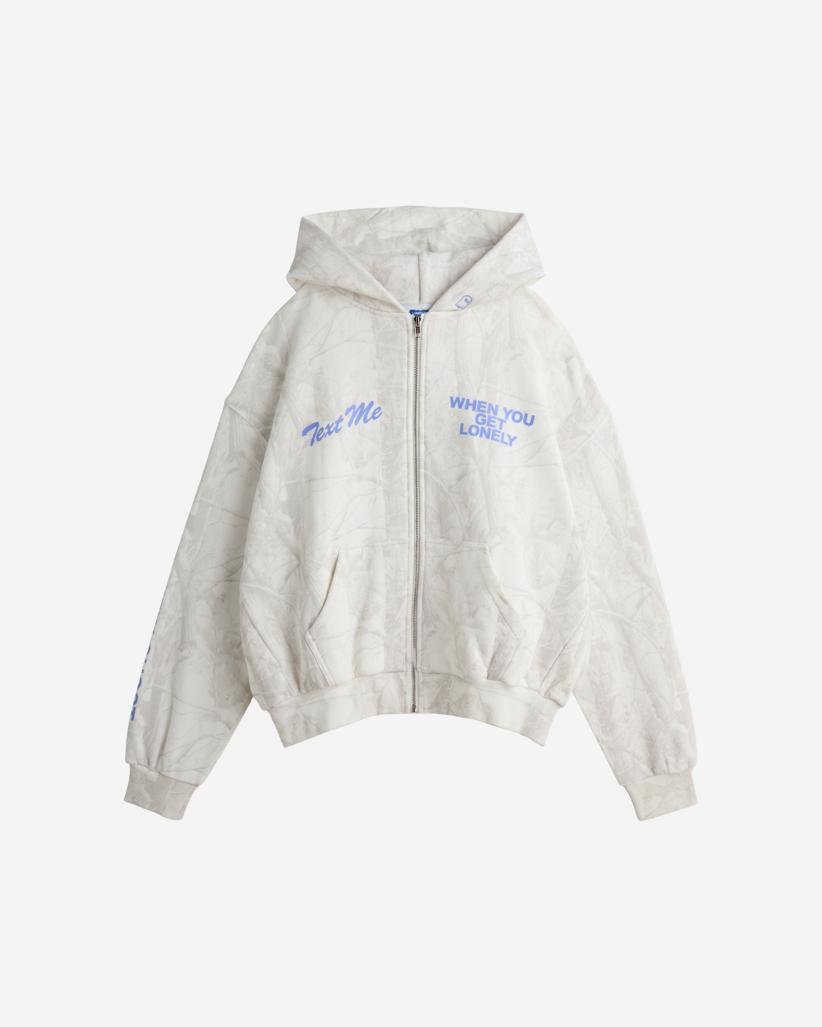 Text Me When You Get Lonely Zip Hoodie